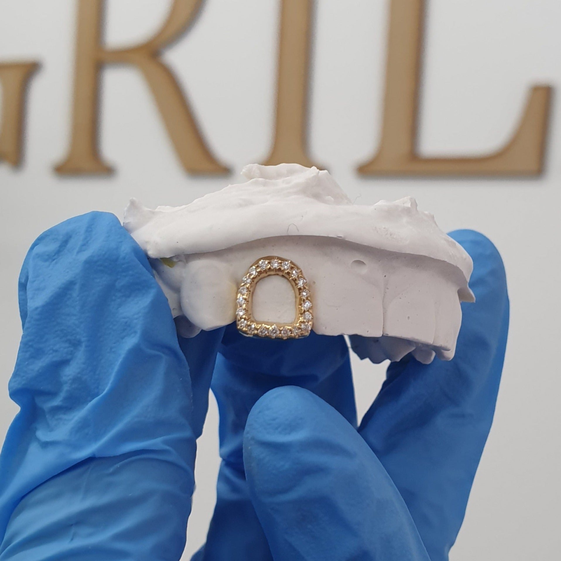 Diamond window design grillz, Diamonds – London Grillz